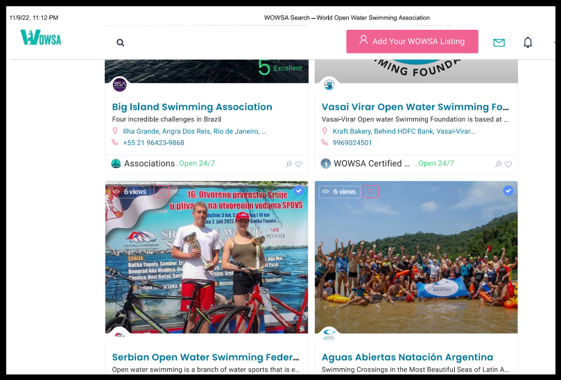 10.novembar 2022.-Počela saradnja i članstvo SPOVS u WOWSA-World Open ...